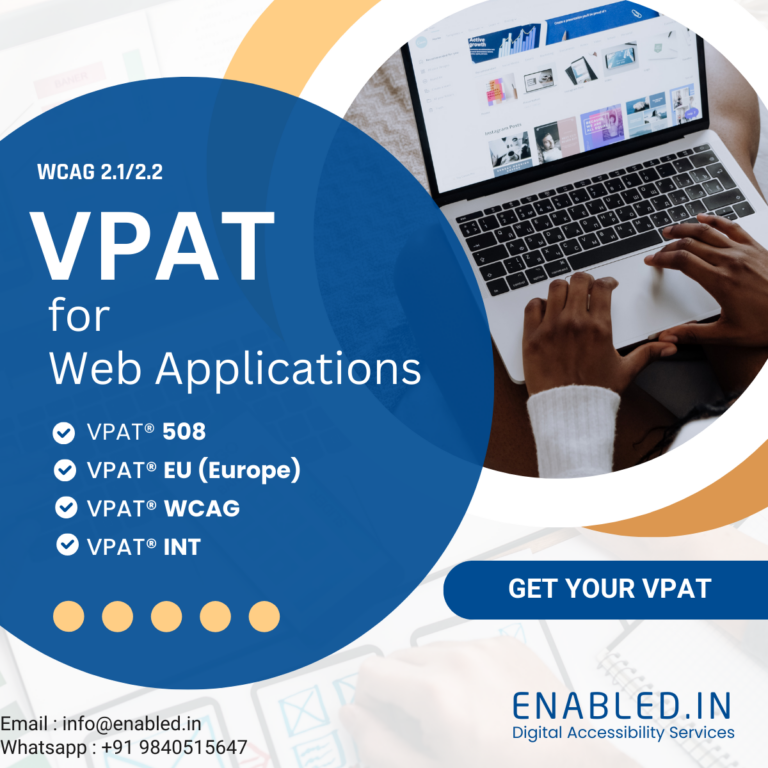 VPAT for Website / Web Applications: A Step-by-Step Guide - WCAG - Enabled
